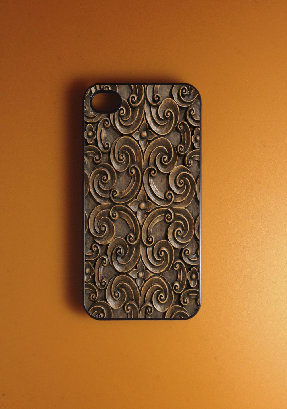 Iphone 4 Case - Carved Wood Iphone Case,iphone 4s Case on Luulla